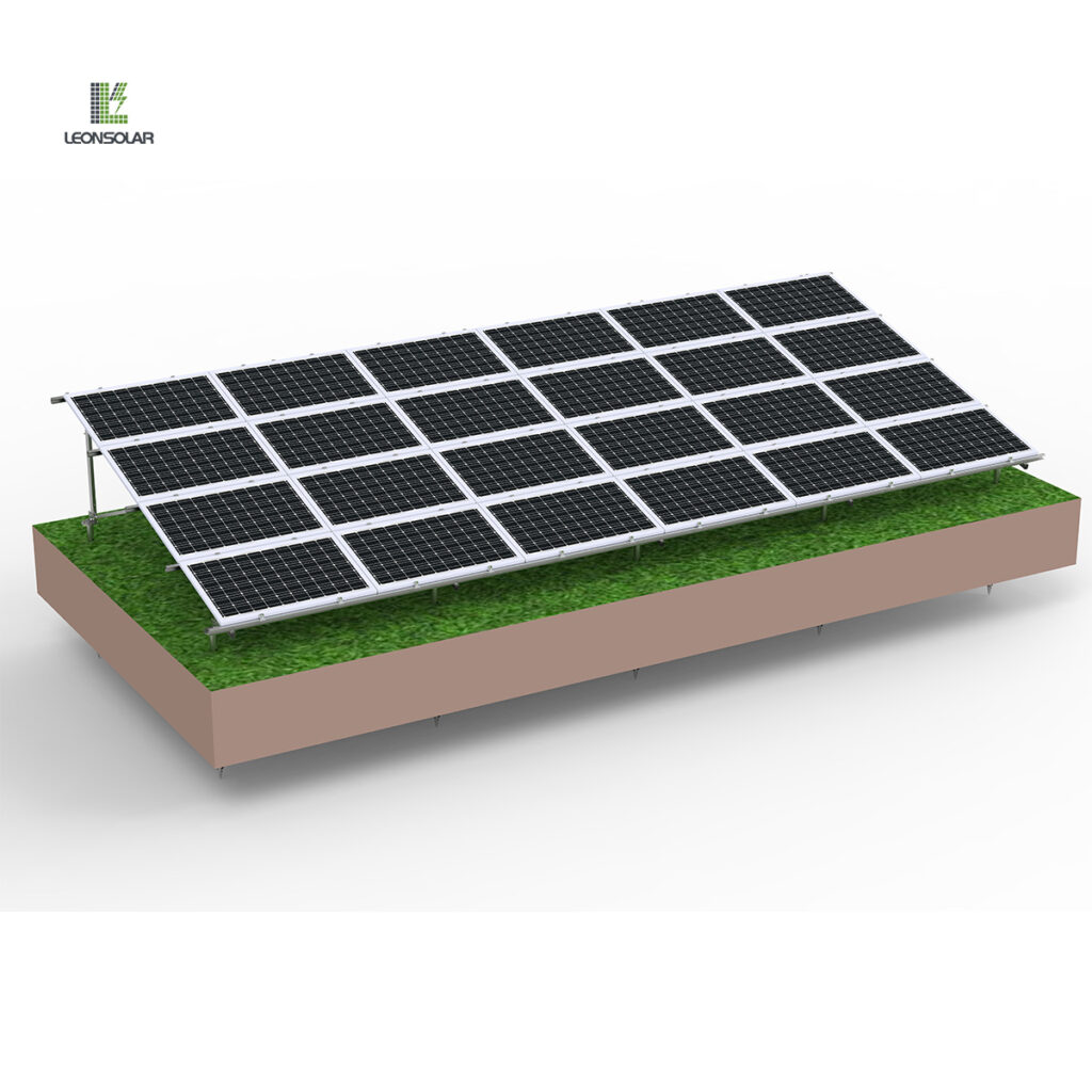 solar panel racks for ground
