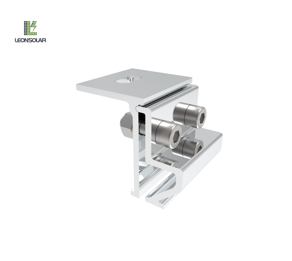 Standing seam solar mount clamp 02 for metal roof